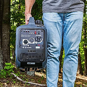 A-ITECH 2000 Watt Portable Inverter Generator Dual Fuel Gas & Propane Powered Super Quiet Operation for Home or Outdoor, Lightweight, RV Ready, California CARB Compliant