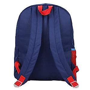 Paw Patrol Backpack Set Kids 5 Piece 16" Backpack Lunchbox Utility Case Rubber Keychain Carabiner