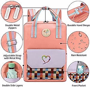 CUIBIRD Kids Backpack School Backpack, Toddler Kids' Backpack Set for Boys Girls Kids Teenage PreSchool Bookbag with Lunch Bag&Pencil bag