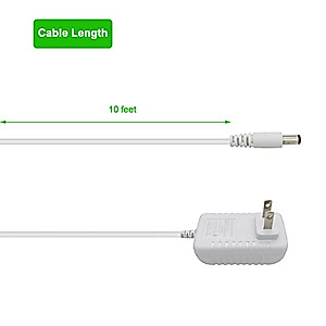 Snugapuppy Power Cord, 6V AC Adapter Replacement for Fisher Price/Ingenuity Swing, 10 ft Charger Cable