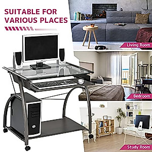 ACME Vincent Computer Desk - 00118 - Pewter