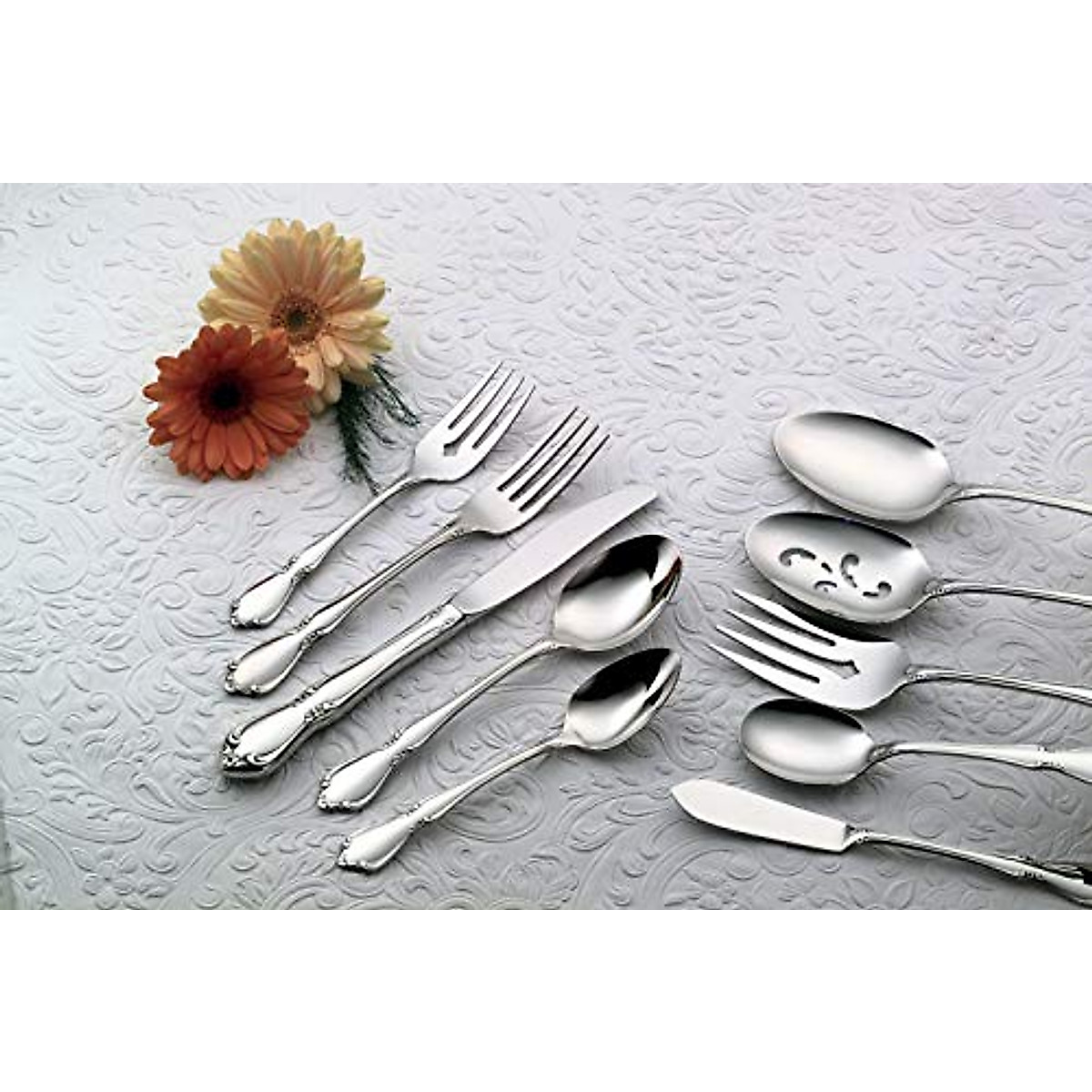 Oneida Foodservice Chateau Tablespoons, 18/10 Stainless Steel, Set of 12