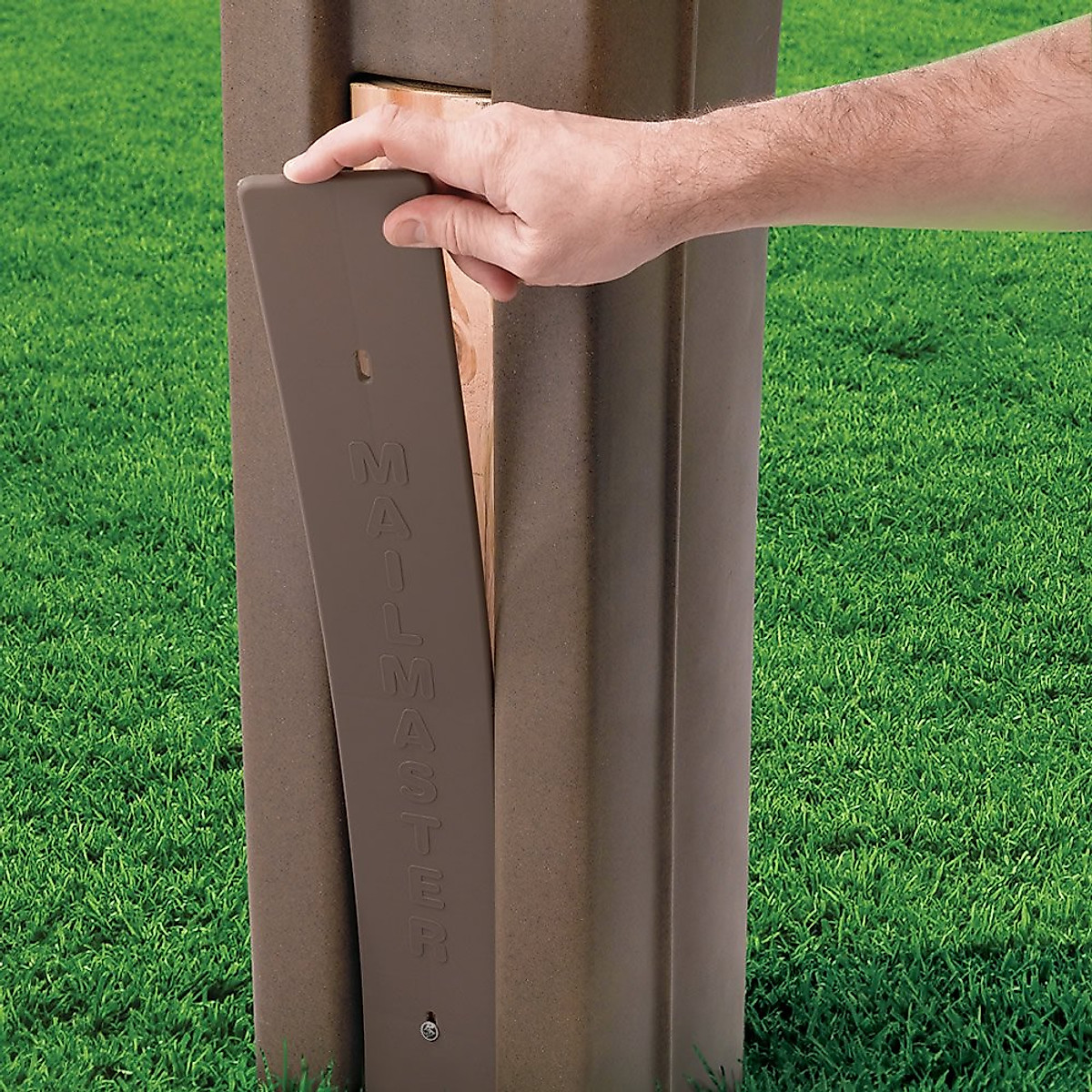 Step2 595200 MailMaster Plus Mailbox, Walnut