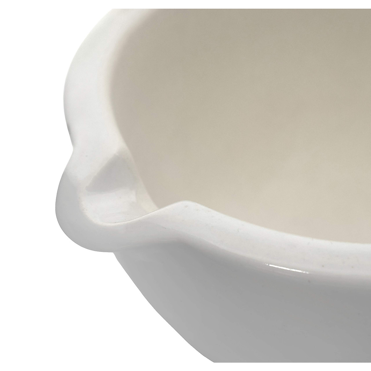 EISCO Porcelain Mortar & Pestle Set, 18oz (550ml) - Unglazed Grinding Surface - Excellent for Kitchen or Laboratory - Grinds Powdered Chemicals, Herbs & Spices - Pill Crusher - White Labs