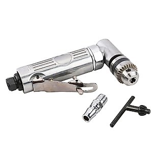 1/4'' 90 Degree Air Drill Pneumatic Drill Right Angle Drill Pneumatic Pistol Drill Pneumatic Drill Tool Power Screwdriver Drill