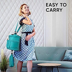 Knitting Bag Yarn Storage - Christmas Gift - Best Durable Canvas Yarn Bag - Yarn Organizer Crochet Bag with Knitting Accessories Case