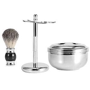 shaving brush and bowl shaving brush shaving brush,Shaving Brush And Bowl Shaving Brush Professional Men Shaving Tool Stand Holder Faux Badger Hair Brush Alloy Mug Bowl Kit Shaving Brush Set