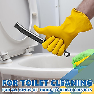 Crevice Cleaning Brush, Pack of 5, Hard Bristle Crevice Cleaning Brush, Shower Cleaner Brush, Bathroom Gap Cleaning Brush, Multifunctional Cleaning Tools, Gap Brush, Grout Brush for for Household Use