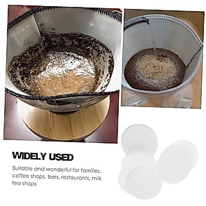 Gadpiparty 2 Boxes Coffee Filter Paper Espresso Coffee Maker Filters Tea Infuser Bag Coffee Paper Filters Replacement Coffee Maker Replacement Filters Coffee Strainer Paper White Wood Fiber