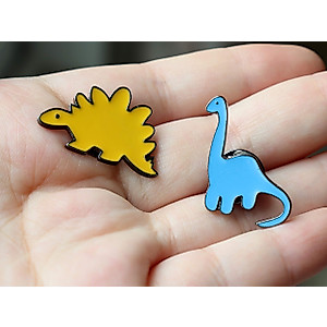 Dinosaur Pins for Backpacks Jurassic Dinosaur Enamel Pin Set Cute Enamel Pins