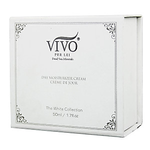 Vivo Per Lei Day Cream - Dead Sea Face Cream for Dull, Dry Skin - Moisturizing Day Cream with Shea Butter - Non Greasy Day Moisturizer - Hydrating Face Cream for Women - 3.4 Fl. Oz.