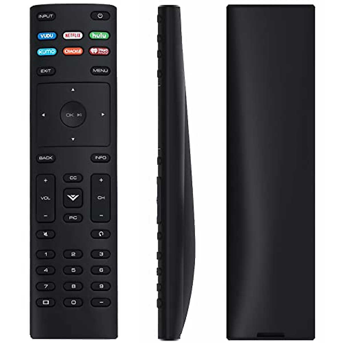 XRT136 Remote Control Replace fit for VIZIO TV D24F-F1 D32FF1 D43F-F1 E55U-D0 E55UD2 E55-D0 E55E1 M65-D0 M65E0 P65-E1 P75C1 P75E1 M70-E3 M75E1 E43-E2 D50F-F1 E32-D1 E32H-D1 E40-D0 E43-D2 E43U-D2