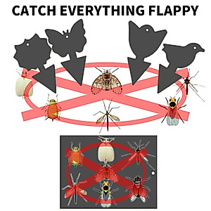 Fruit Fly Traps for Indoors,20pcs Yellow Sticky Fly Traps,Gnat Traps,Bugs Catcher for House Outdoor, Bonus 4 Fly Paper Tubes Home Office (Black)