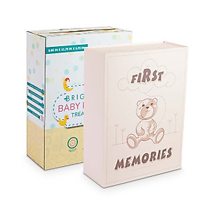Bright Life Baby Keepsake Box - Memory Book - Preserve Priceless Memories for a Lifetime