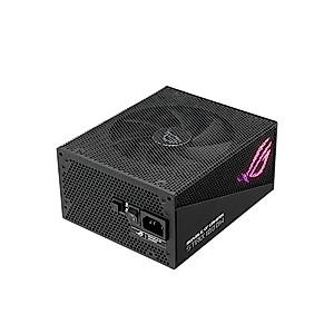 ASUS ROG Strix 1000W Gold Aura Edition (Fully Modular Power Supply, 80+ Gold Certified, ATX 3.0, Cybenetics Lambda A+ Certification, PCIe Gen 5.0 Ready, Axial-tech Fan, Aura Sync, 10-Year Warranty)