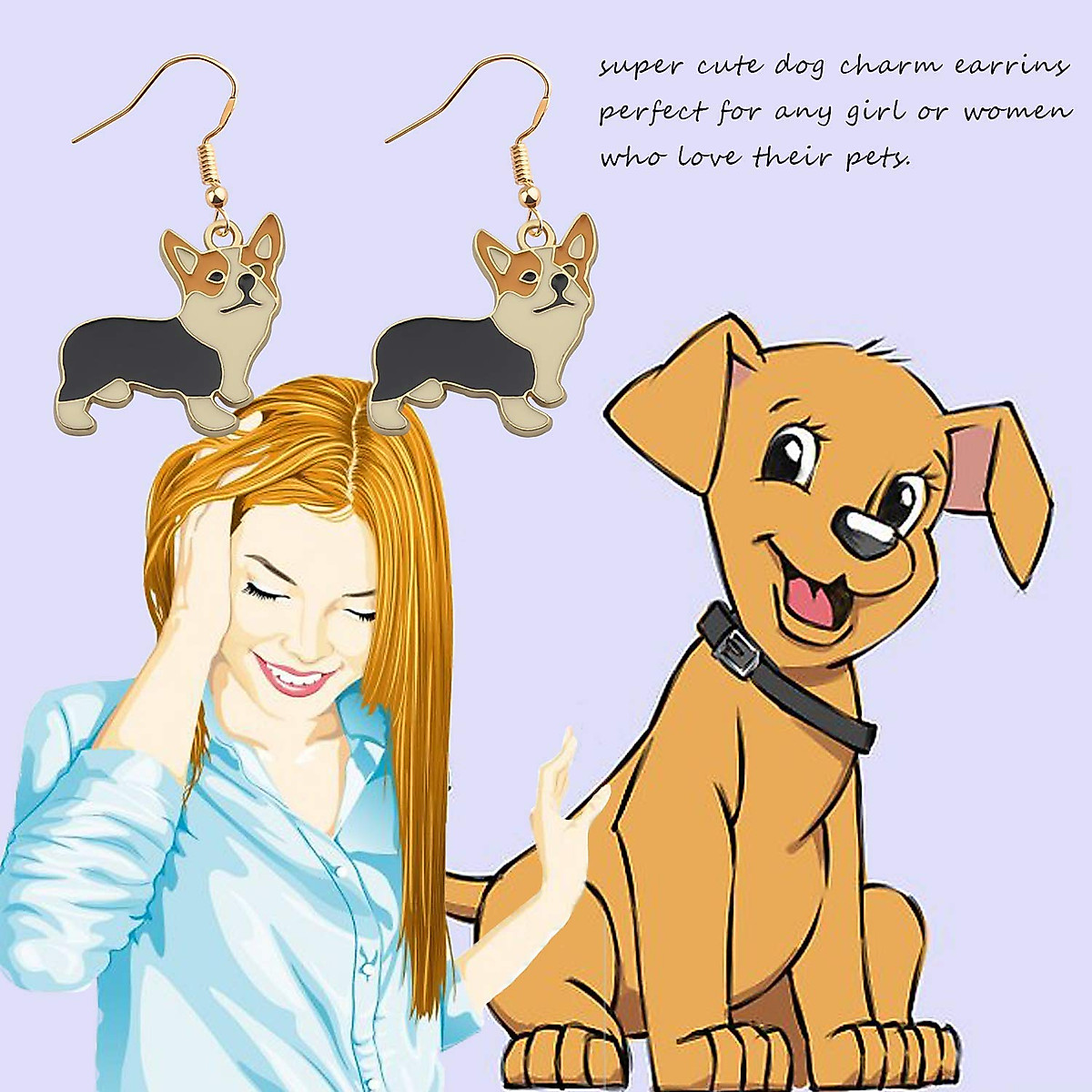 TIIMG DOG EARRINGS (DOG earrings)