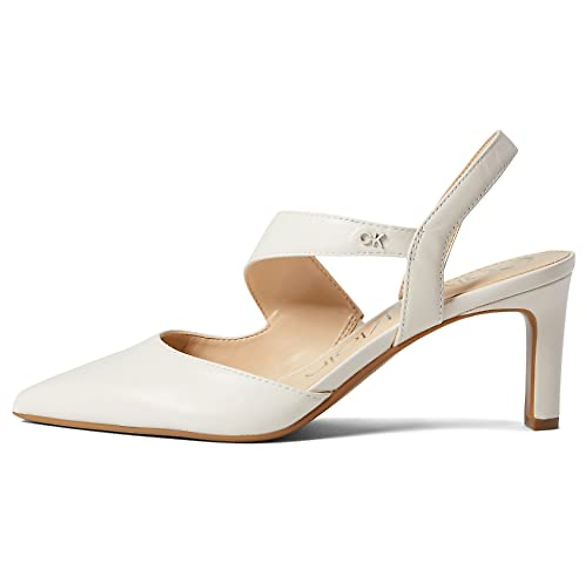 Calvin Klein Women's Larin Pump, Ivory, 7
