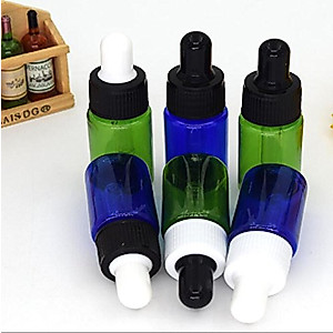 24PCS 10ML 0.34oz Empty Plastic Eye Dropper Bottles With Glass Pipettes Dropping Container For Essential Oil Aromatherapy Medicine Cabinet Dispenser Vials (Clear)