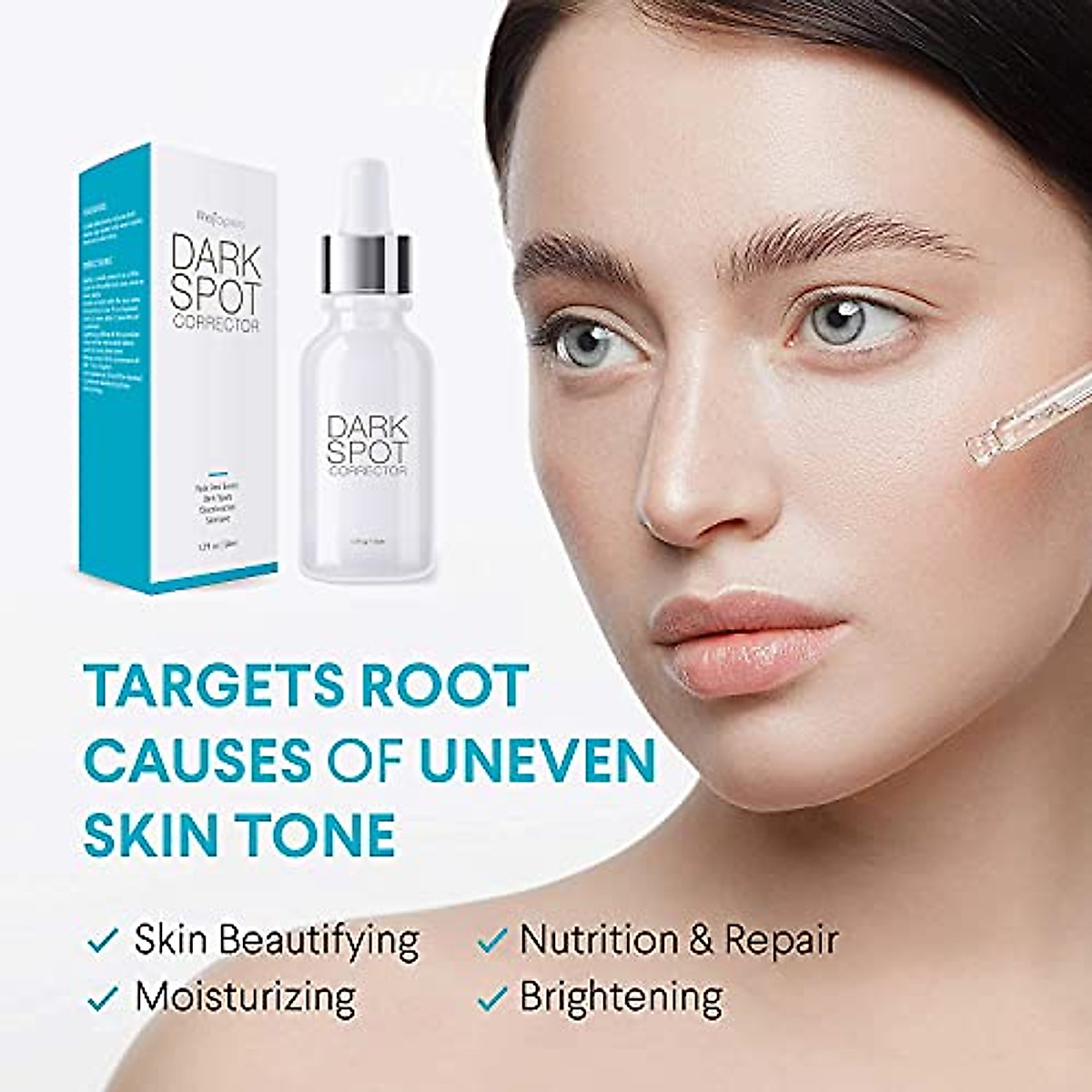 Rejopes Dark Spot Corrector Remover for Face and Body, Dark Spot Remover with Natural Ingredients,1.7 Fl Oz