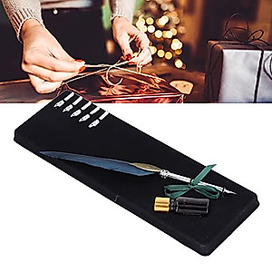 Calligraphy Pen Set Retro Delicate Texture Hollow Design Design Metal Pens with Nib for Home Office School