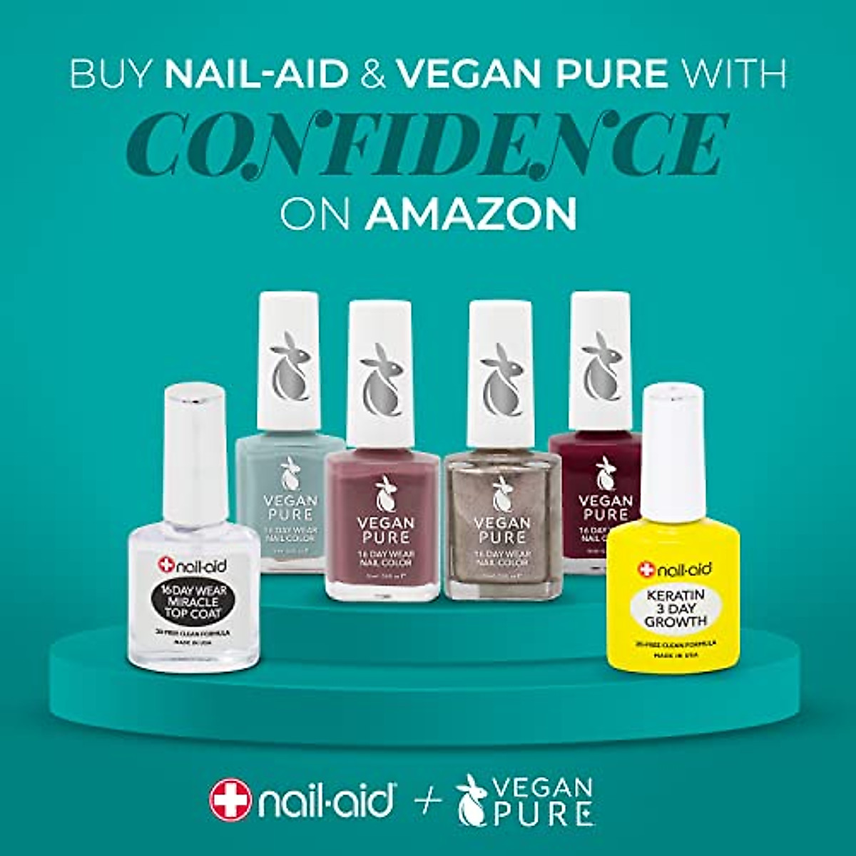 Nail-Aid Biotin Ultimate Strength - Nail Treatment & Strengthener - Clear, 0.55 Fl Oz (08873)