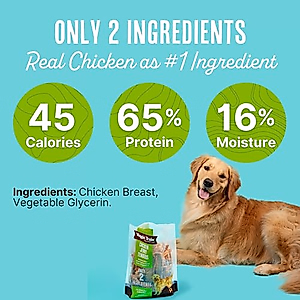 Waggin' Train Chicken Jerky for Dogs - Limited Ingredient Dog Treats for Dogs 30 oz. Pouch
