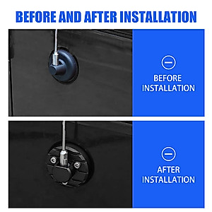 Miytsya 1 PC Car Antenna Base Decorative Cover, Radio Antenna Base Protection Case Accessories, for 2007-2022 Jeep Wrangler JK/JL ABS Frame Bezel Protective Shell (Black)