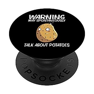 Cute Potato Gift For Men Women Vegetable Baked Potato Lovers PopSockets Swappable PopGrip