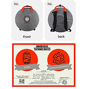 Steel Tongue Drum Tank Drum 9 Notes 14 Inch, Handpan Drum with Standard D Key Percussion Instrument Tongue Drums Kit,Hand Drums for Adults with Mallets and Soft Hand Pan Bag for Meditation Entertainme