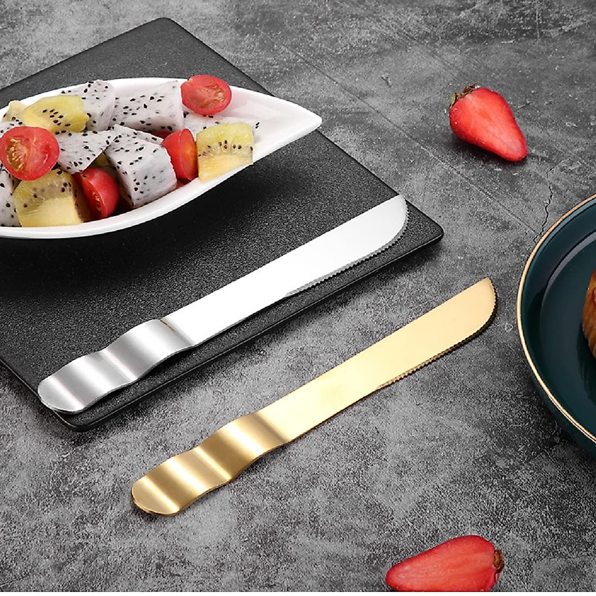 Cake Knife and Server Set, Classic Design Food Grade Stainless Steel Cake Cutting Set for Wedding Include Cake Cutter and Cake Server, Cake Cutting Set for Wedding, Anniversary, Birthday Party