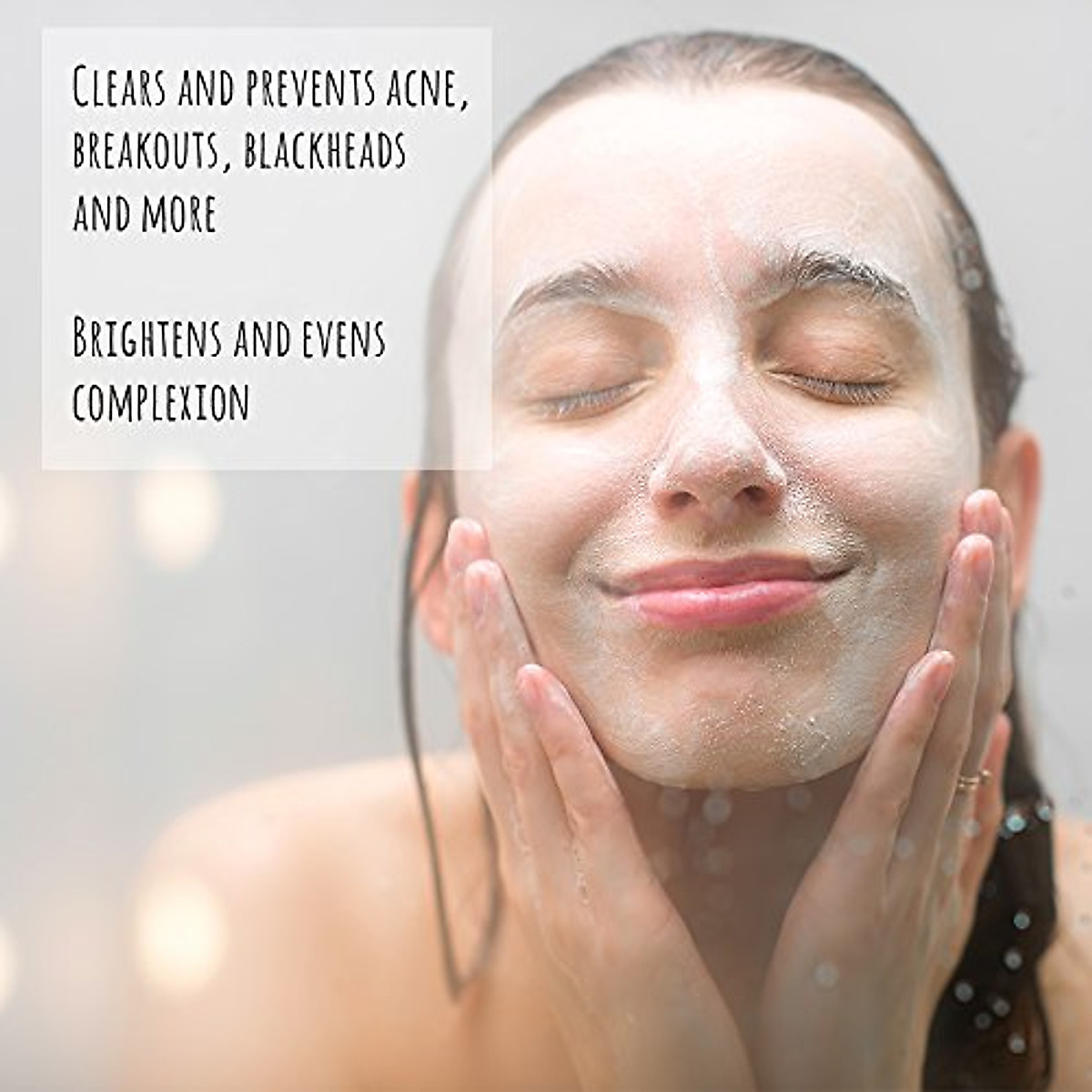 Body Merry Glycolic Acid Exfoliating Facial Cleanser – Anti-Aging Face Wash with Jojoba Beads – Cruelty Free Skin Brightening Pore Scrub for Men and Women, 6 fl oz