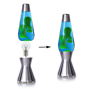 Lava Lamp Bulb, 6 Pack 25 Watt Lava Lamp Light Bulb, S11 E17 Base 120 Volt Lava Lamp Replacement Bulb for 14.5 Inch Glitter and Lava Lamps - Dimmable - Warm White