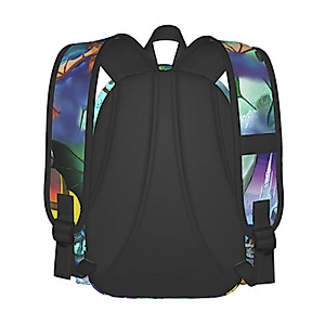 Ennankob dragons fire Backpack 3d Casual Light Weight Bookbags for girls boys Teens