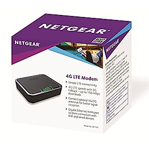 NETGEAR 4G LTE Broadband Modem - Use LTE as primary Internet Connection (LB1120) (Renewed)