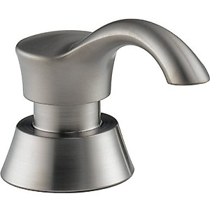 Delta Faucet Pilar Kitchen Soap Dispenser for Kitchen Sinks, Stainless RP50781SS & RP30395 Delta Plumbing Replacement Parts, Chrome