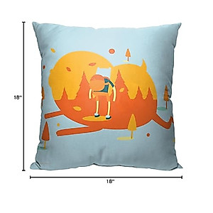 Northwest Time Pillow, 18" x 18", Adventure Awaits