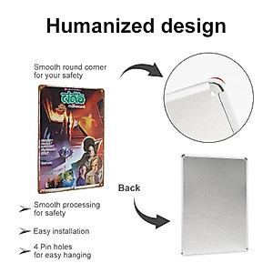 The Changeling Professional Tin Poster- Ideal Wall Decor for Bars, Cafes, Offices, Restaurants, Homes, Gardens, Shops, Clubs - 12 X 8 Inches