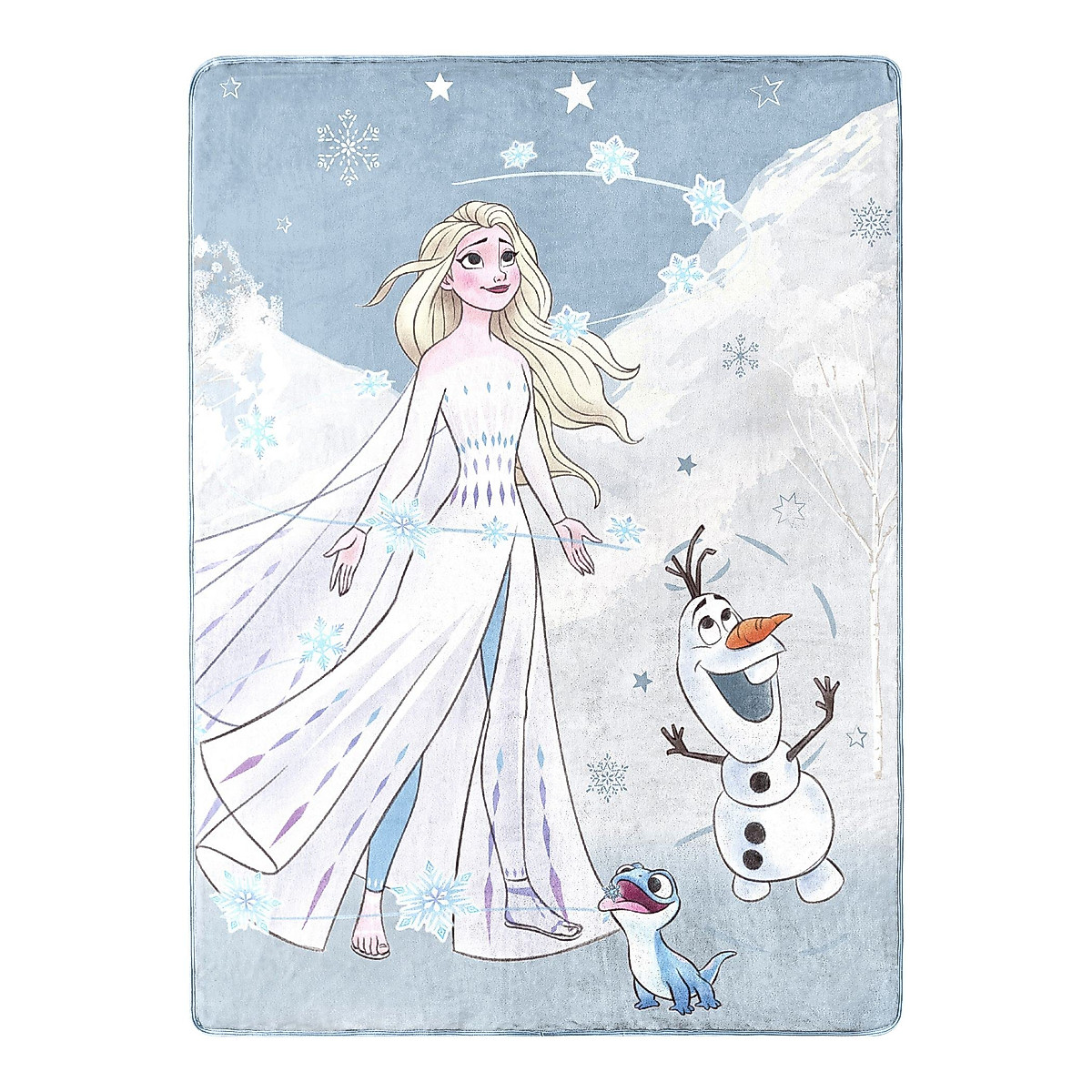 Northwest Frozen Silk Touch Throw Blanket, 46" x 60", Snow Play