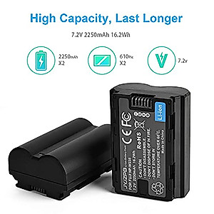 JYJZPB NP-W235 Rechargeable Li-Ion Battery for Fujifilm XT4, 2-Pack Camera Batteries with Battery Charger for Fujifilm X-T4 Camera and VG-XT4 Vertical Battery Grip