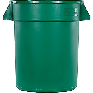 CFS 34102009 Bronco Round Waste Container Only, 20 Gallon, Green