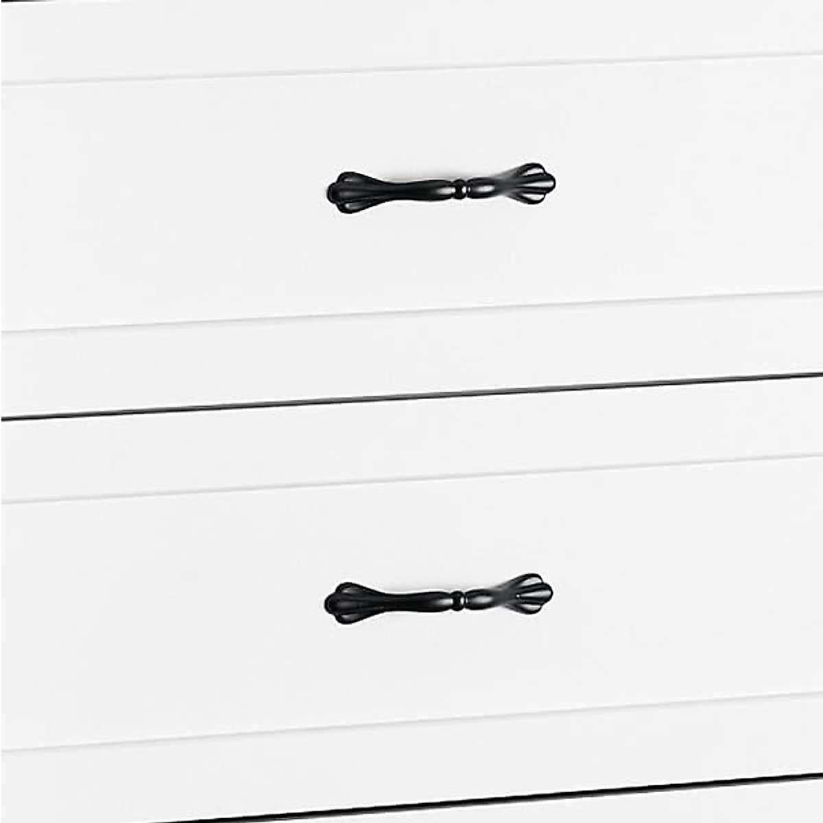 coucheta 5 Drawers Dresser, Chest of Drawer with Metal Handle, Modern Dresser with Large Storage Space, Farmhouse Wood Dresser for Bedroom, Living Room, Hallway, White