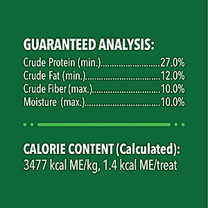 FELINE GREENIES Adult Dental Cat Treats, Savory Salmon Flavor, 9.75 oz. Tub