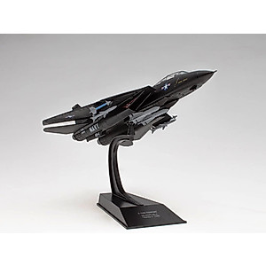 OPO 10 - 1/100 Military Fighter Plane Compatible with F-14A Tomcat US Navy VX-4 Vandy 1 1985 - with Fold Out Airplane Wings - CP35