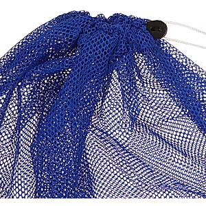 BSN Heavy-Duty Mesh Equipment Bag (Blue)