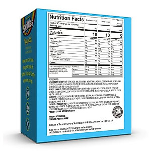 Skittles Singles To Go Tropical Flavors Variety Pack 40 Count 2 Pack - 4 Flavors, Pineapple Passionfruit, Kiwi Lime, Mango Tangelo and Strawberry Starfruit