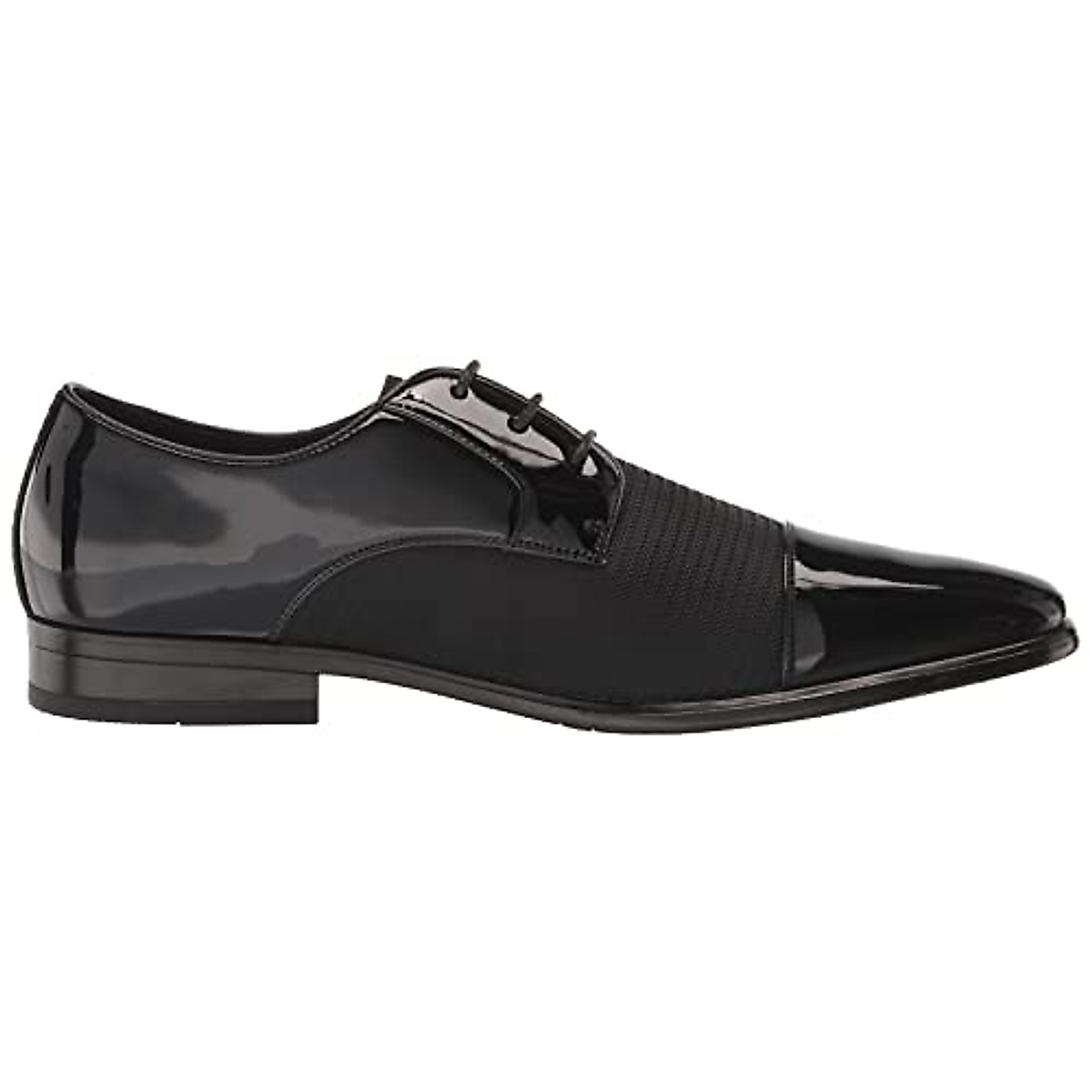 Stacy Adams Men's Pharaoh Cap Toe Oxford, Black, 12 Wide