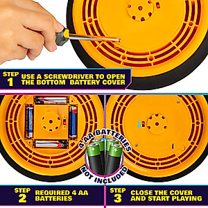 Nurily Air Gliding Toy Car for Boys - Red Cars Indoor Toys for Toddlers and Kids Ages 3 4 5 6 Year Old Boys, Unique Patented Design, Birthday Boy Gifts, Party Gift Ideas