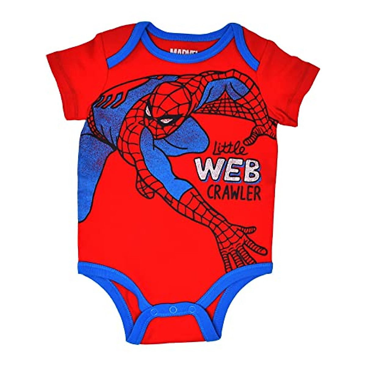 Marvel Avengers Newborn Baby Boys 5 Pack Short Sleeve Bodysuits Classic 0-3 Months