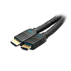 C2G 25ft Ultra Flexible 4K Active HDMI Cable Gripping 4K 60Hz - In-Wall M/M - 25 ft HDMI A/V Cable for Computer, Projector, Monitor, Blu-ray Player, DVD Player, Audio/Video Device - First End: 1 x HDM