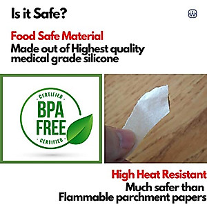 WAVELU Air Fryer Silicone Pot Liner | EXTRA STRONG | Food Safe Air fryers Accessories | Replacement of Flammable Parchment Paper Liners | No More Harsh Cleaning Basket After Using Airfryer (3-5QT)